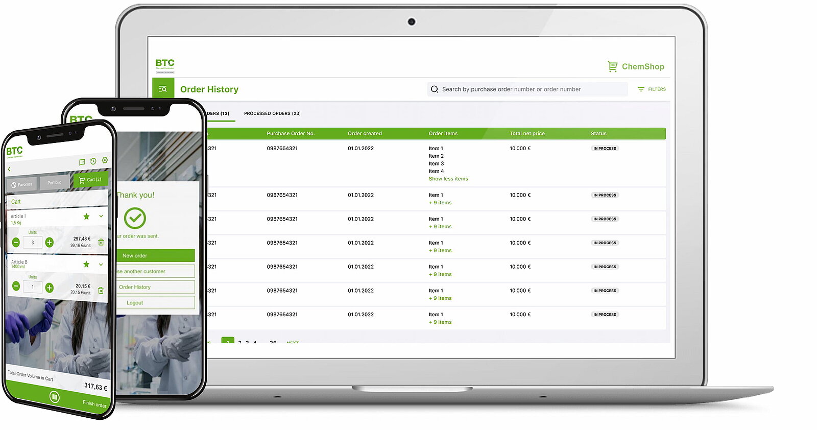 Online Shop | BTC Europe